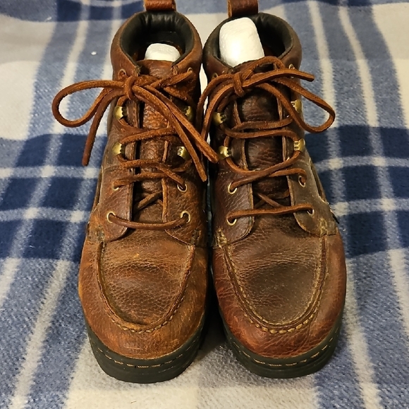 Justin Boots | Shoes | Justin Boots Brown Anklehigh Chukka Boots 58 ...
